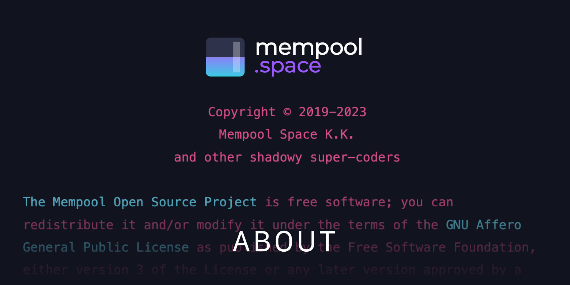소개 - mempool - Bitcoin Explorer
